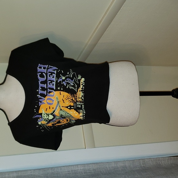 Killstar | Tops | Nwot Killstar Witch Queen Pentagram Crop Top Xxl ...